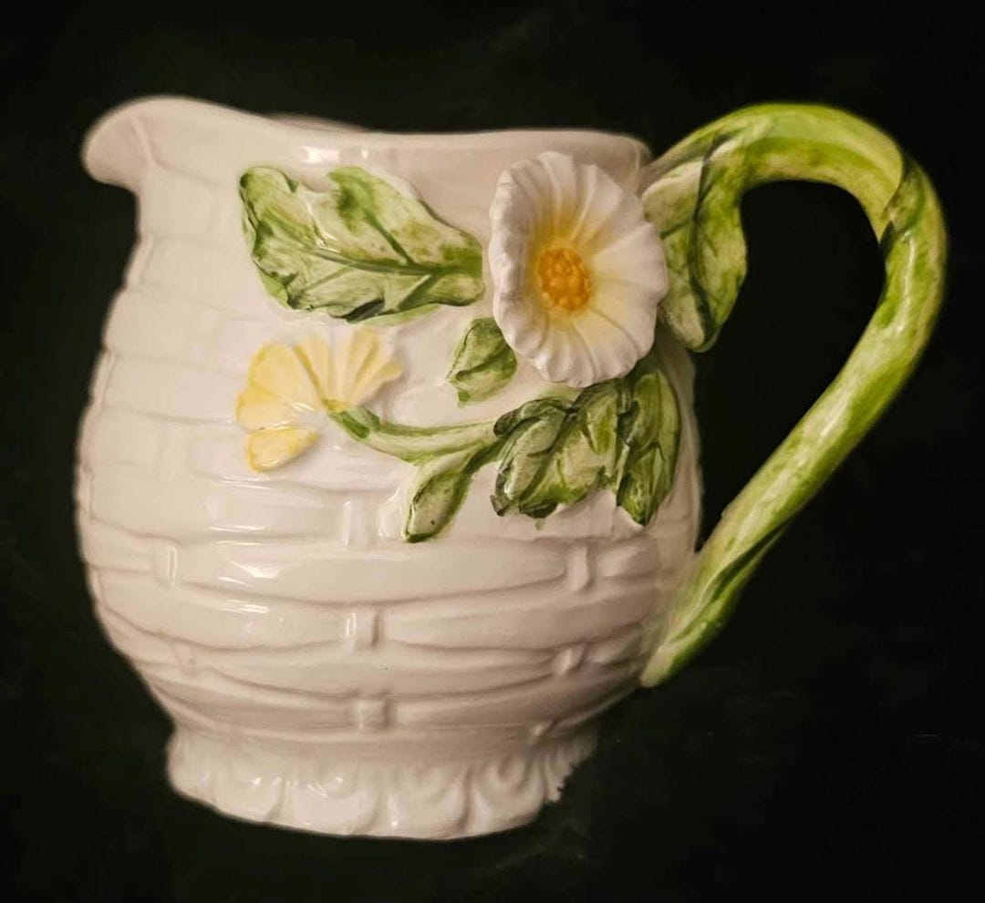 Vintage Lefton Daisy Creamer - Etsy