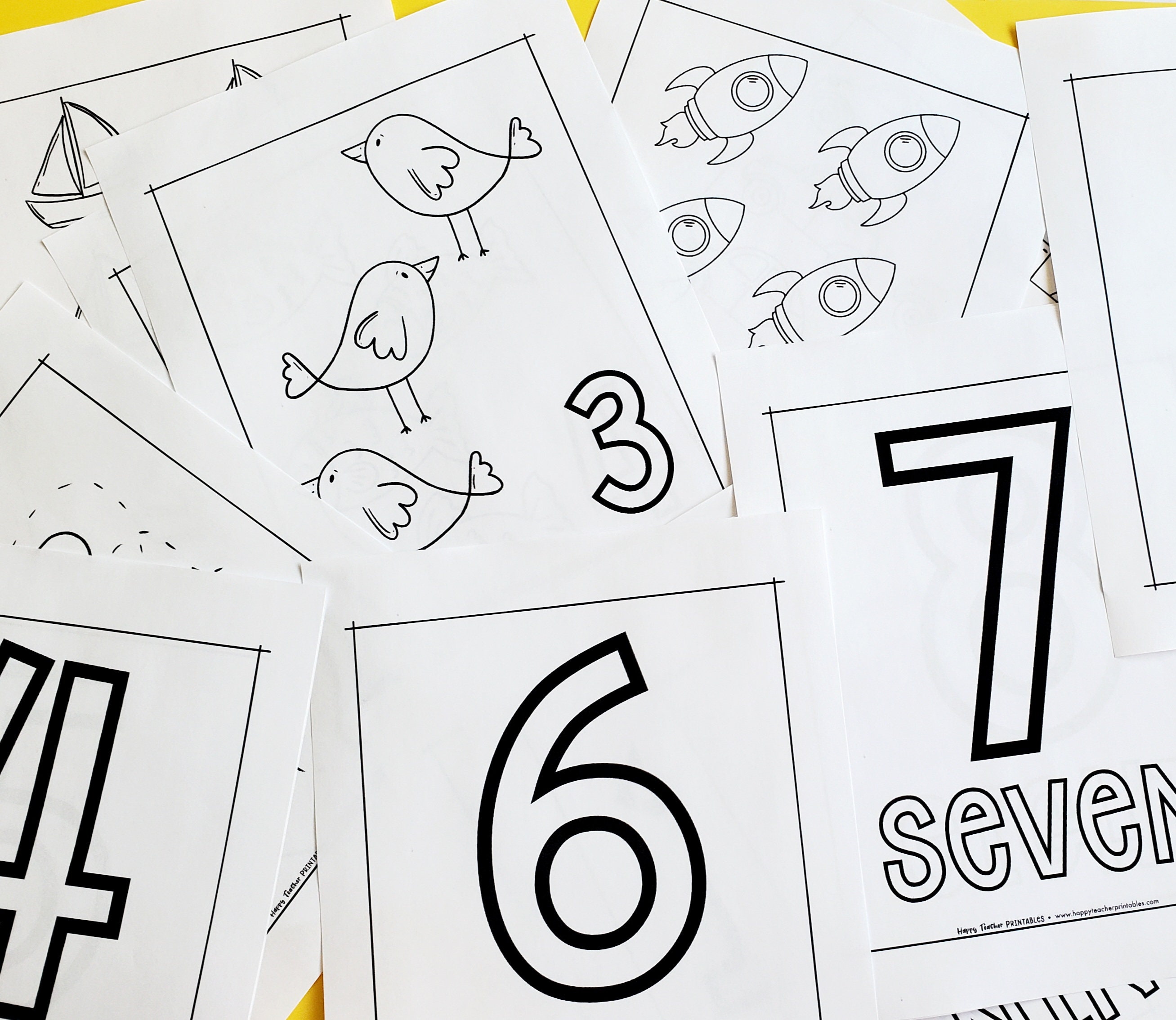 Printable Numbers All About Number Worksheets, Preschool, Kindergarten ...