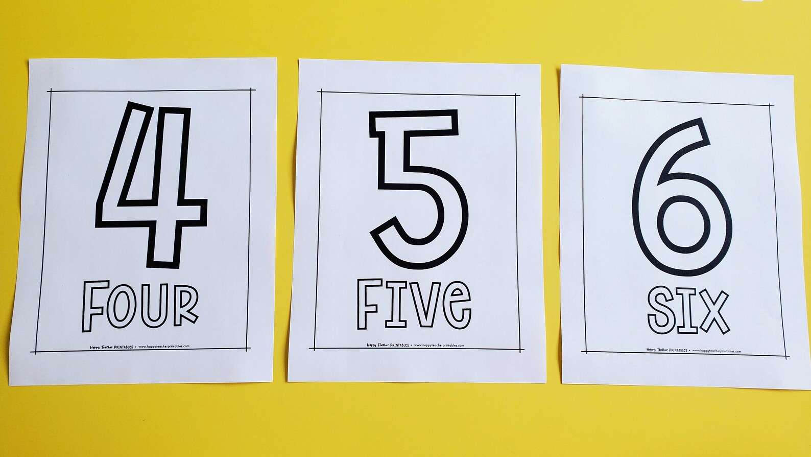 Printable Numbers All About Number Worksheets, Preschool, Kindergarten ...