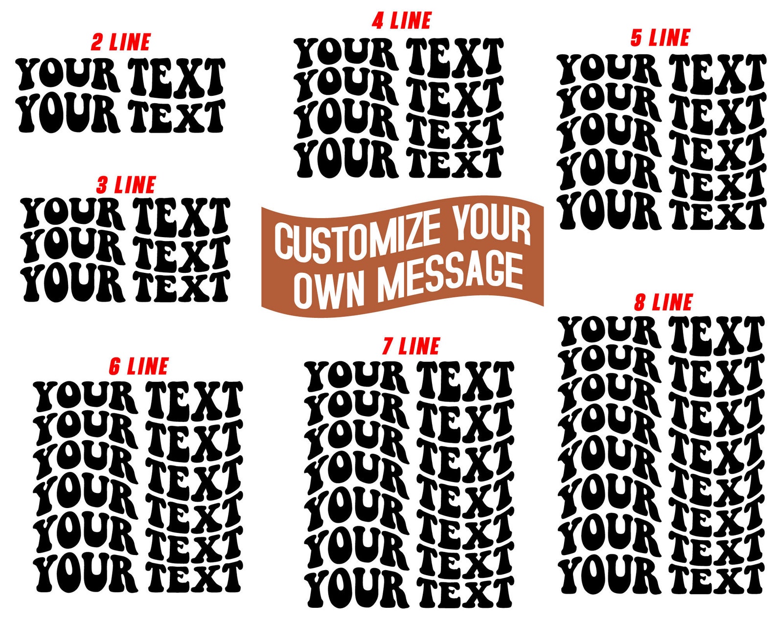 Groovy Font Svg Custom Groovy Svg Retro Text Font Create - Etsy UK