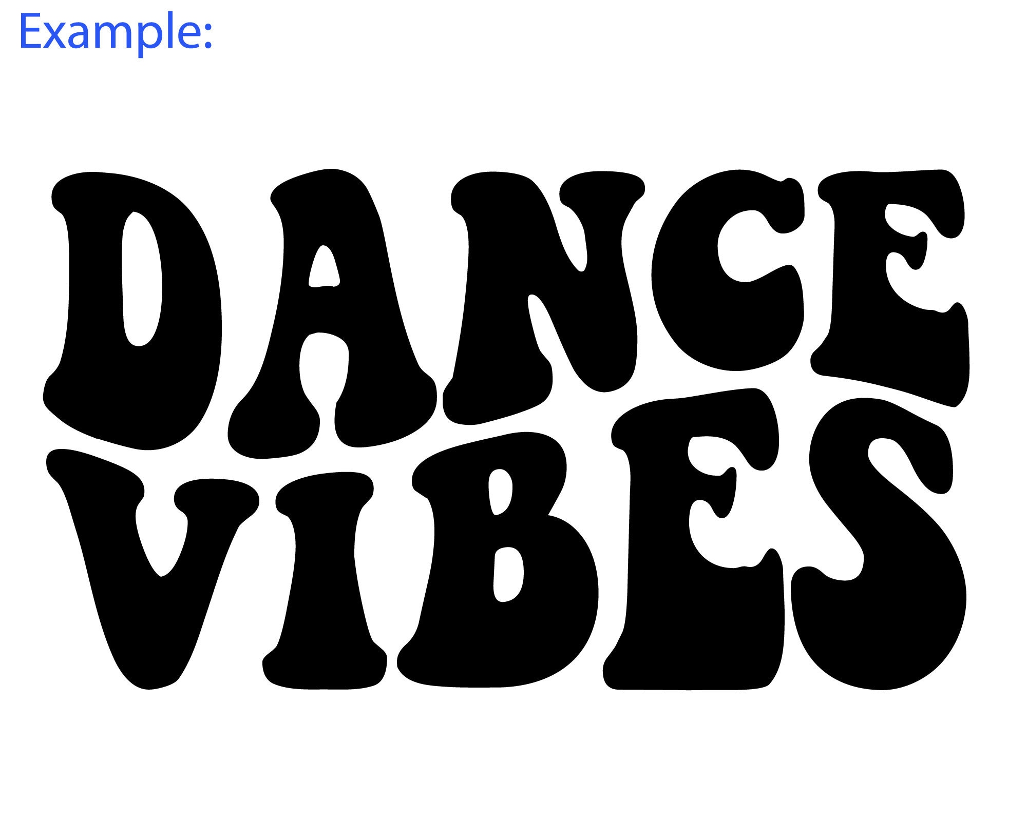 Custom Wavy Text Svg Custom Wavy Letters Svg Custom Wavy - Etsy UK