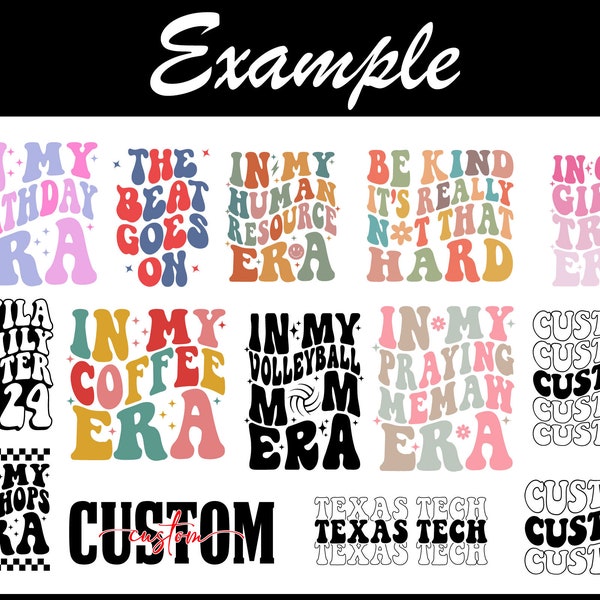 In My Era - Etsy