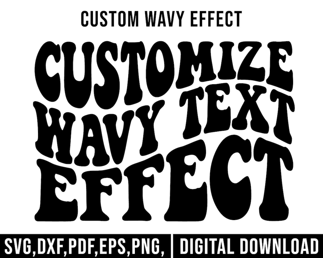 Benutzerdefinierte gewellter Text svg, benutzerdefinierte gewellte ...