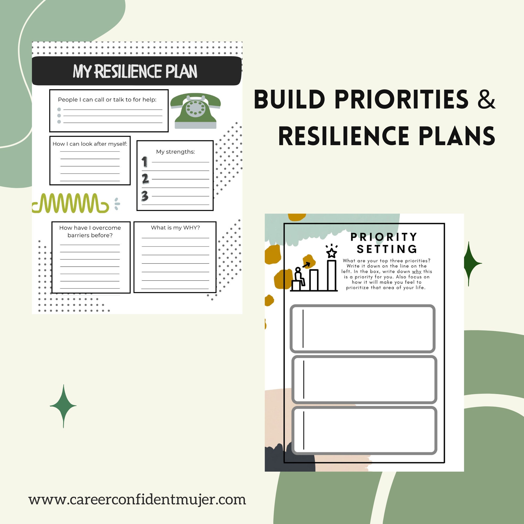 Career Worksheets; Career Success Bundle, Career Journal, Career ...