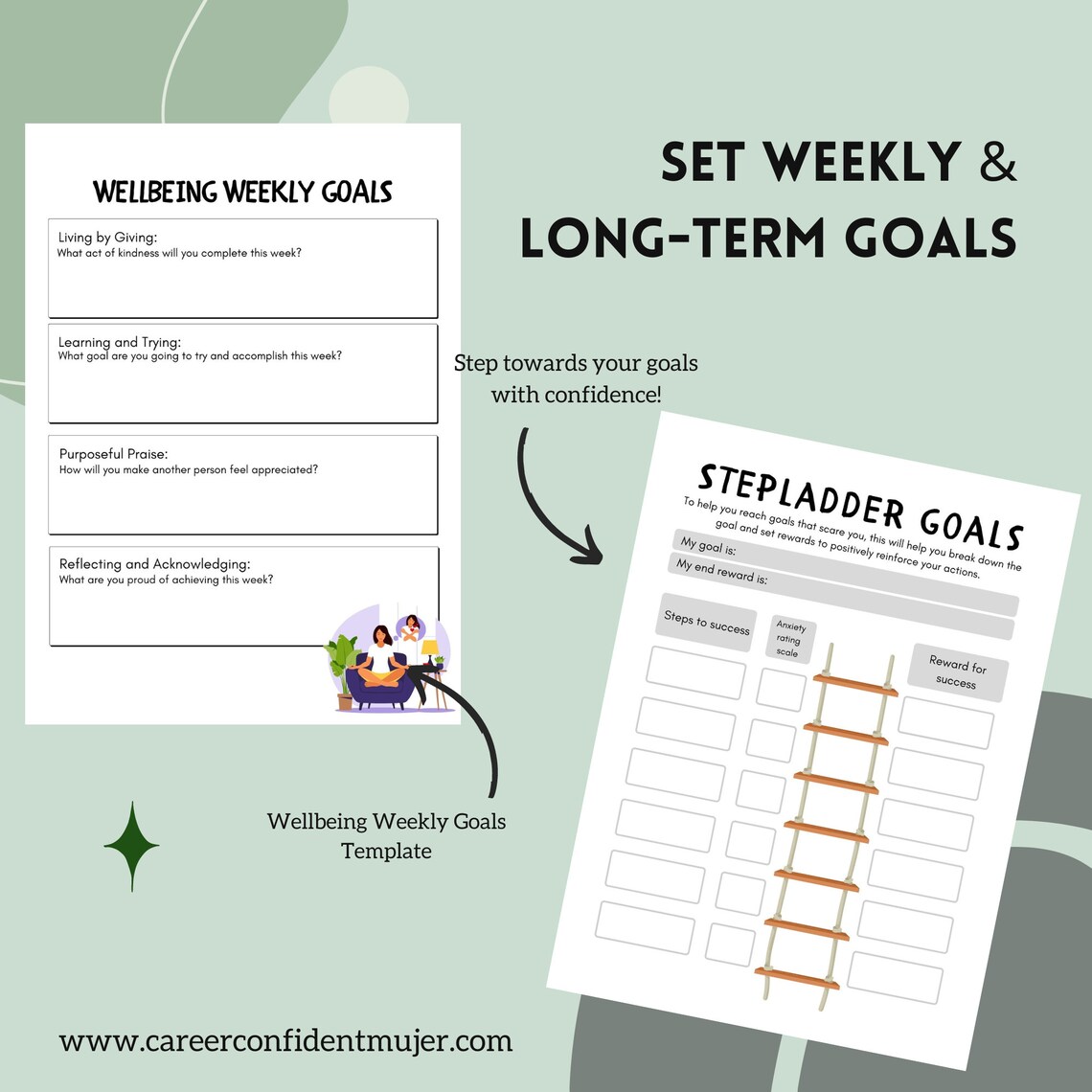 Career Worksheets; Career Success Bundle, Career Journal, Career ...