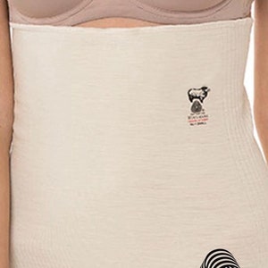 100% Merino Wool Belt Wrap, Thermotherapy Stomach & Kidney Warmer, Back ...