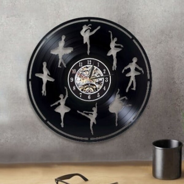 Vintage Ballerina Clock - Etsy