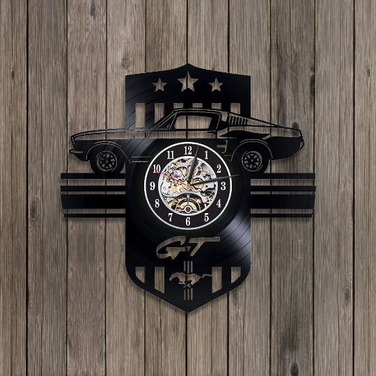 Car Logo Vinyl Record Unique Clock Car Lover Wall Art Sport - Etsy
