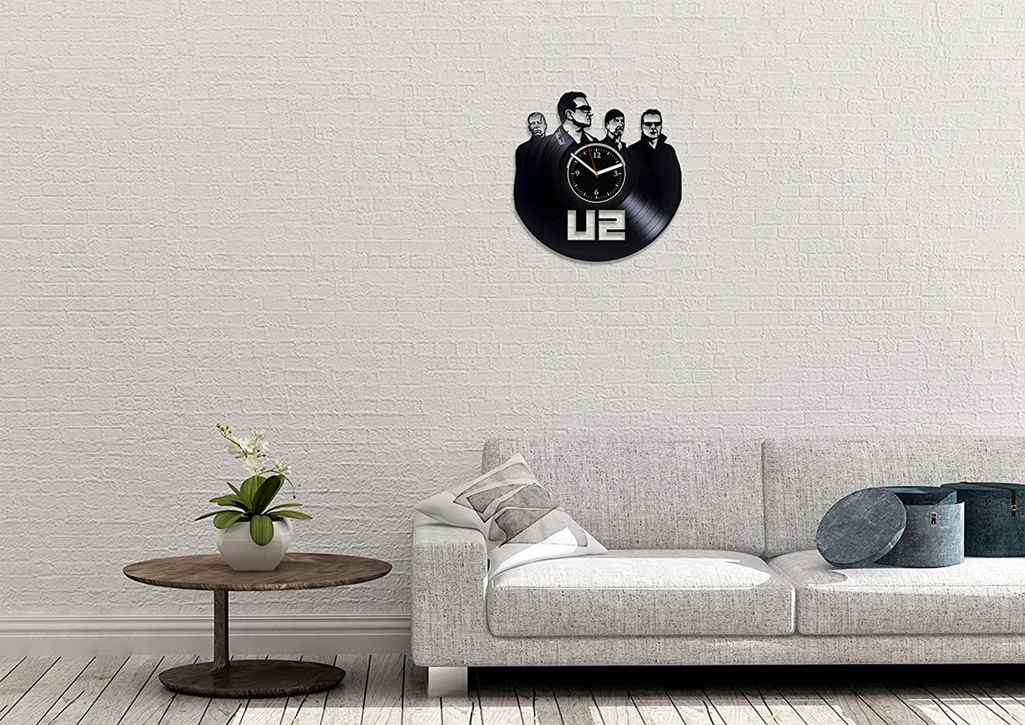U2 Vinyl Record Wall Clock / Bono Art / Bono Decor / U2 Rock - Etsy