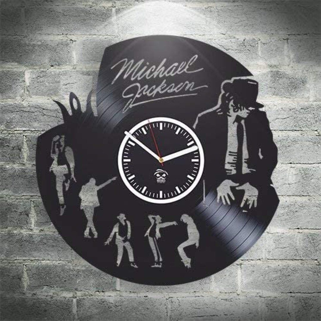 Michael Jackson Vinyl Record Handmade Wall Clock Music Legend Art ...