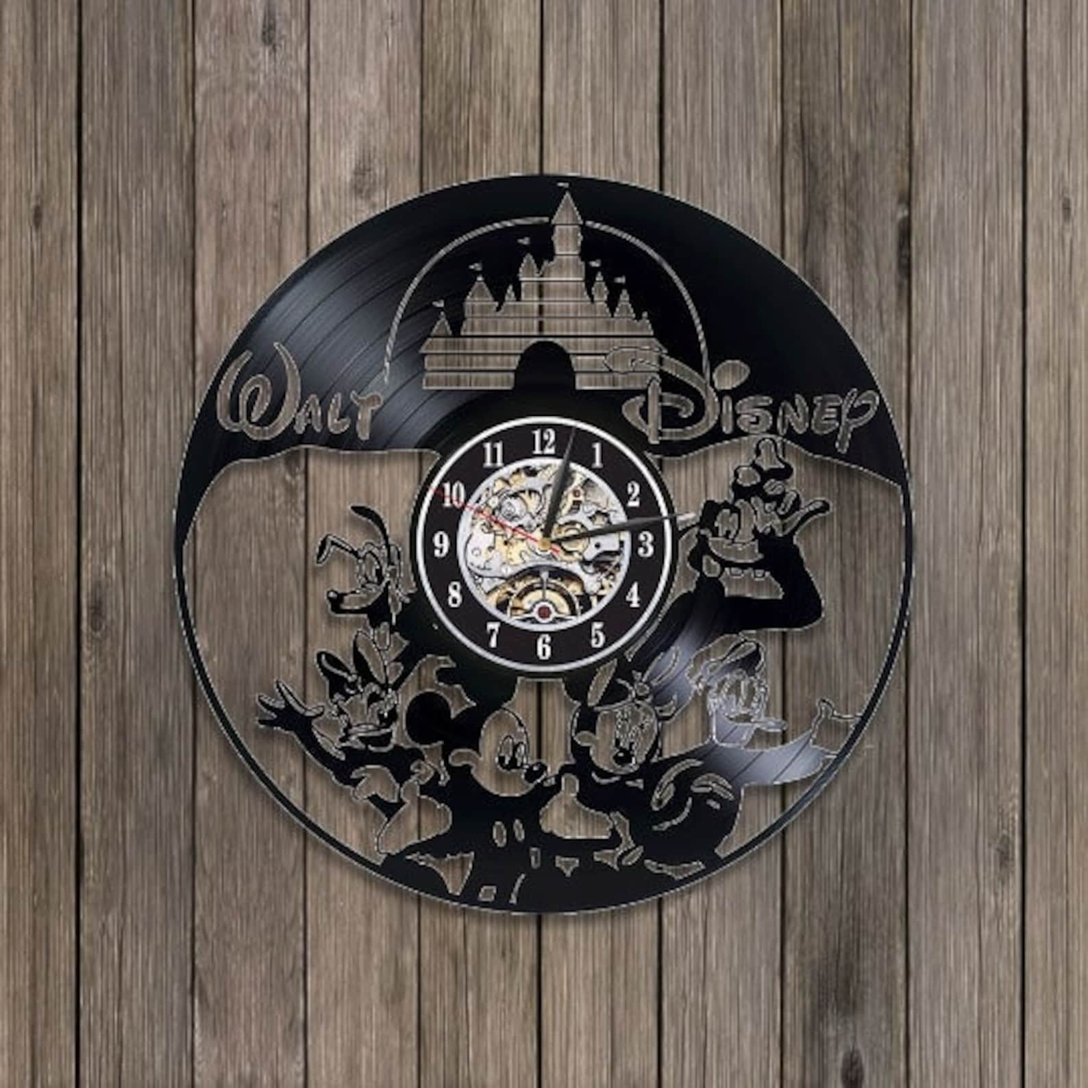 Mickey Mouse Vinyl Record Original Clock Disneyworld - Etsy