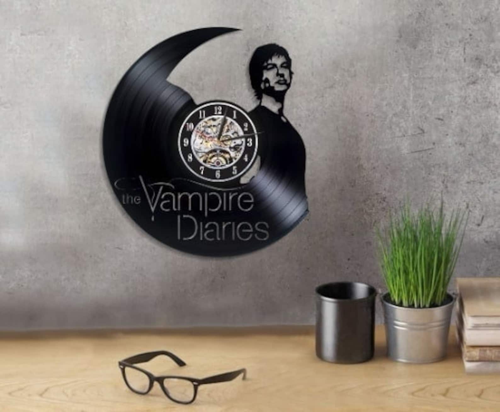 Vampire Movie Characters Vinyl Record Clock Large Wall Art for - Etsy