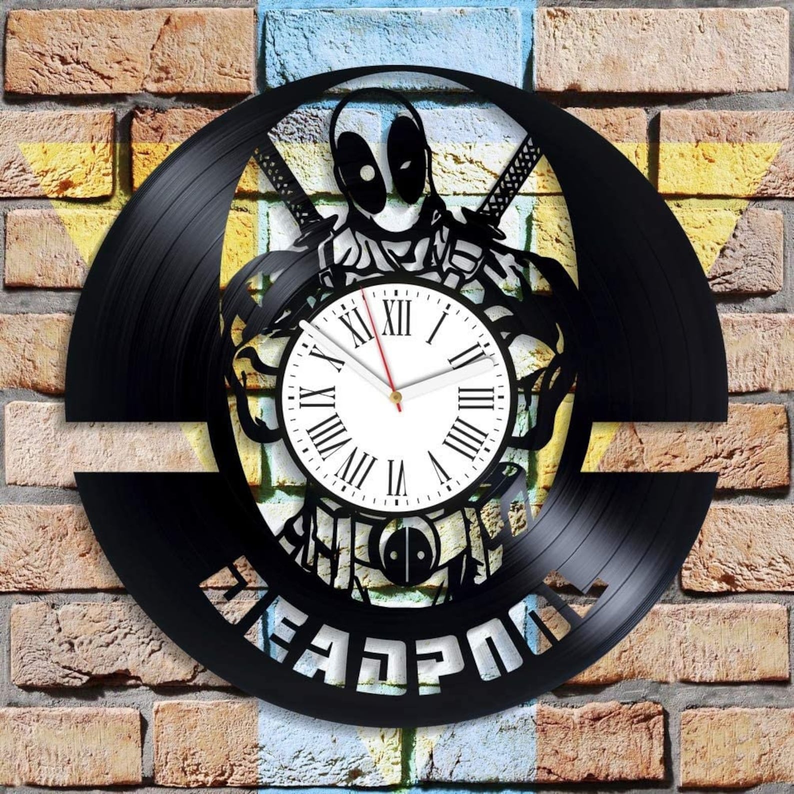 Deadpool Superhero Vinyl Record Laser Cut Clock Comics Books - Etsy