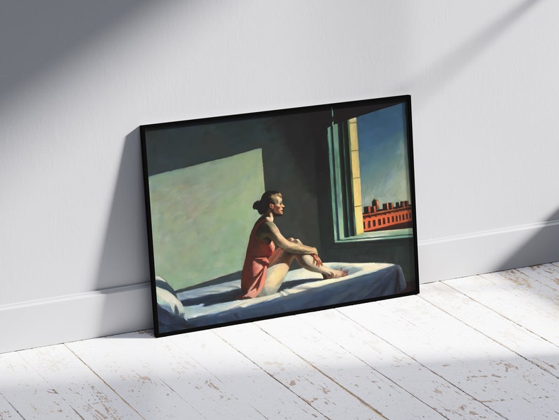 Edward Hopper Morning Sun 1952 Poster Exhibition Poster - Etsy