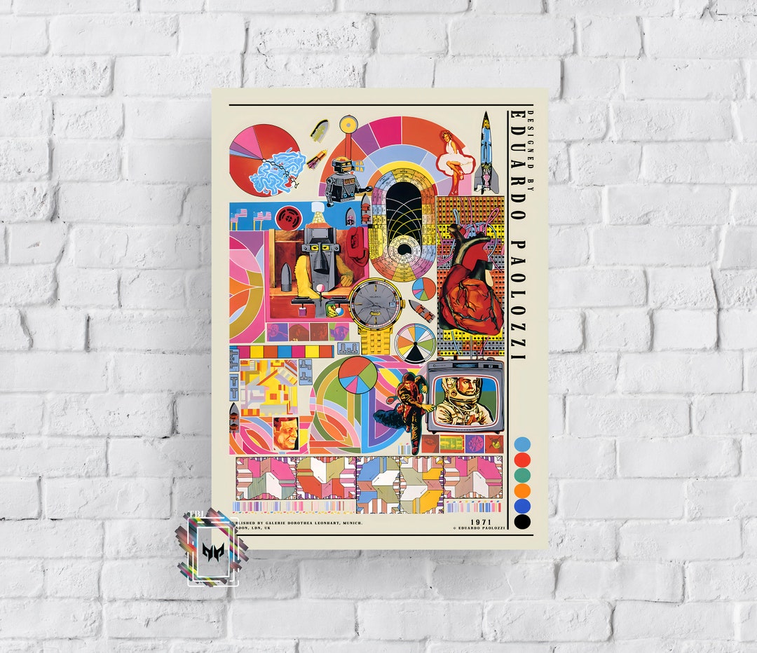 Sir Eduardo Paolozzi Print Experience Print Pop Art Print Modern Art ...