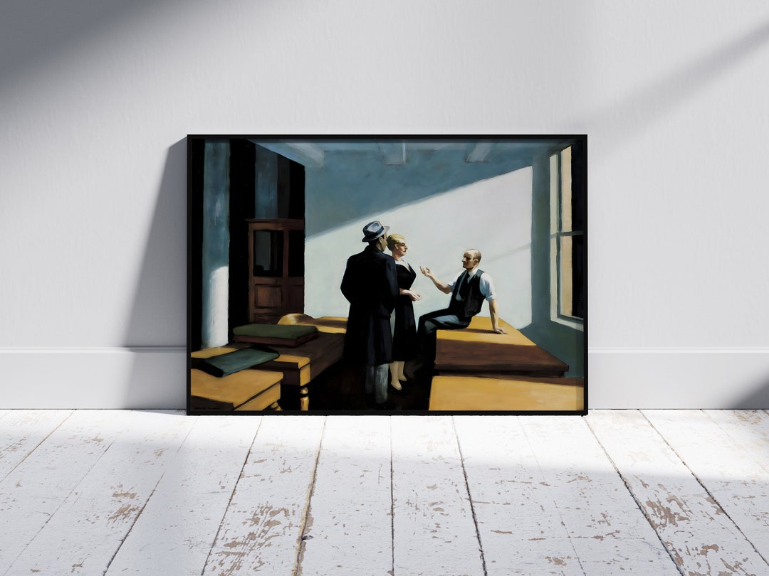 Edward Hopper Conference at Night Wichita Poster Exhibition Poster ...