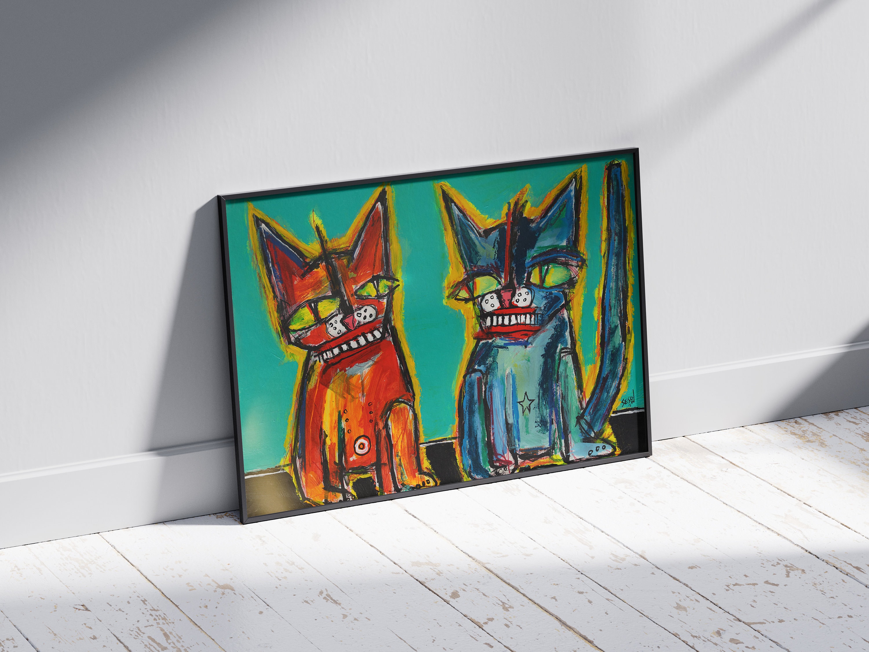Jean Michel Basquiat, Basquiat Print, the Cat ,street Art, Exhibition ...