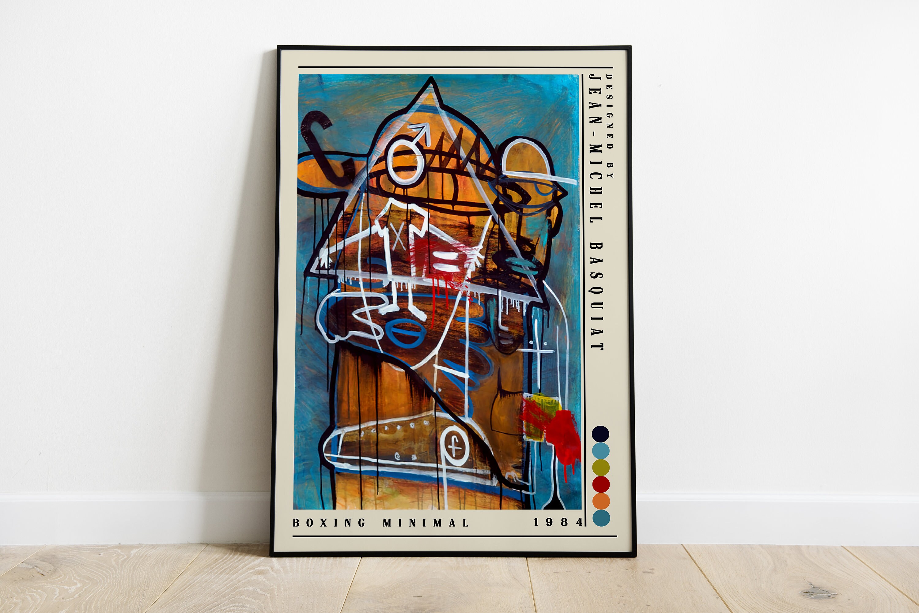 Jean Michel Basquiat Basquiat Print Street Art Exhibition Poster ...