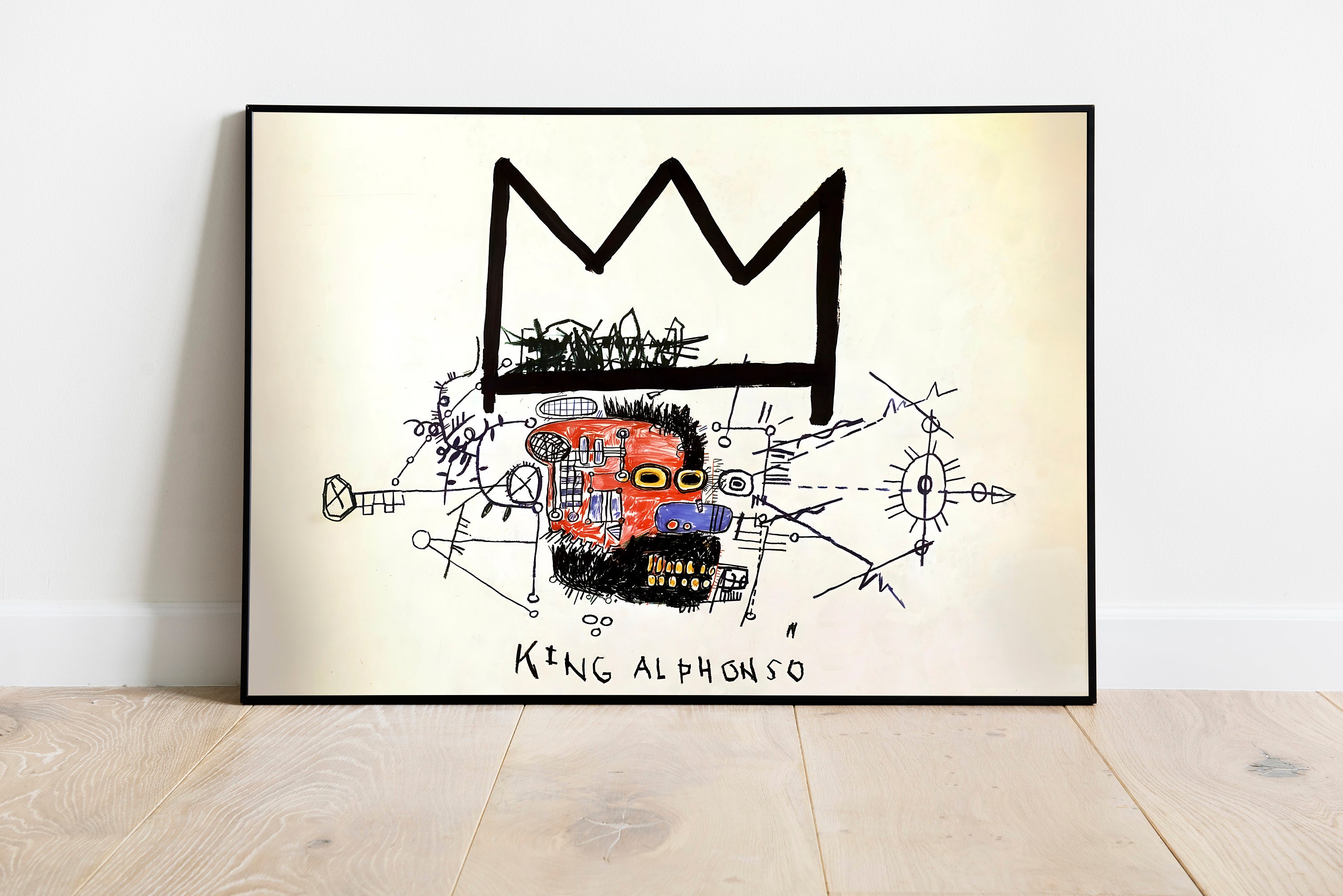 Jean Michel Basquiat Basquiat Print Street Art Exhibition Poster ...