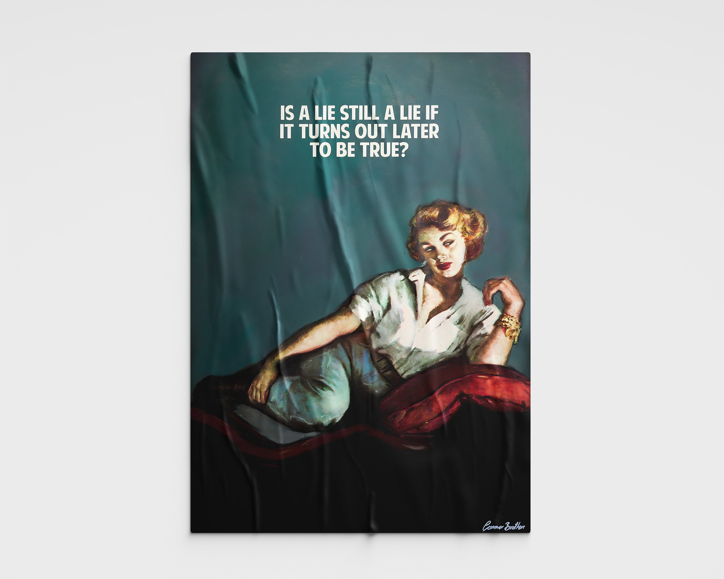 The Connor Brothers, Exhibition Poster, Connor Brothers Print, Vintage ...