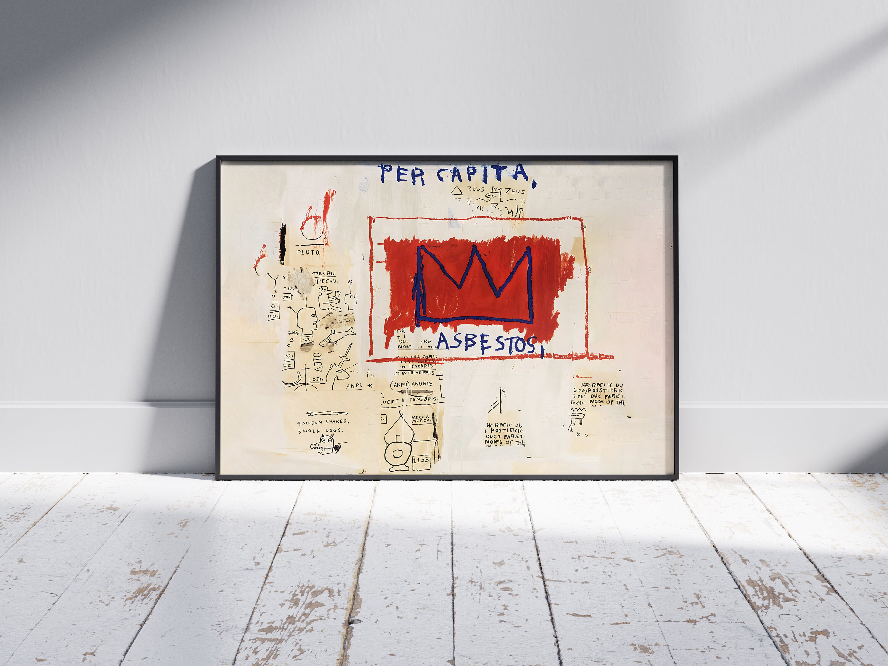 Jean Michel Basquiat, Basquiat Print, Street Art, Exhibition Poster ...
