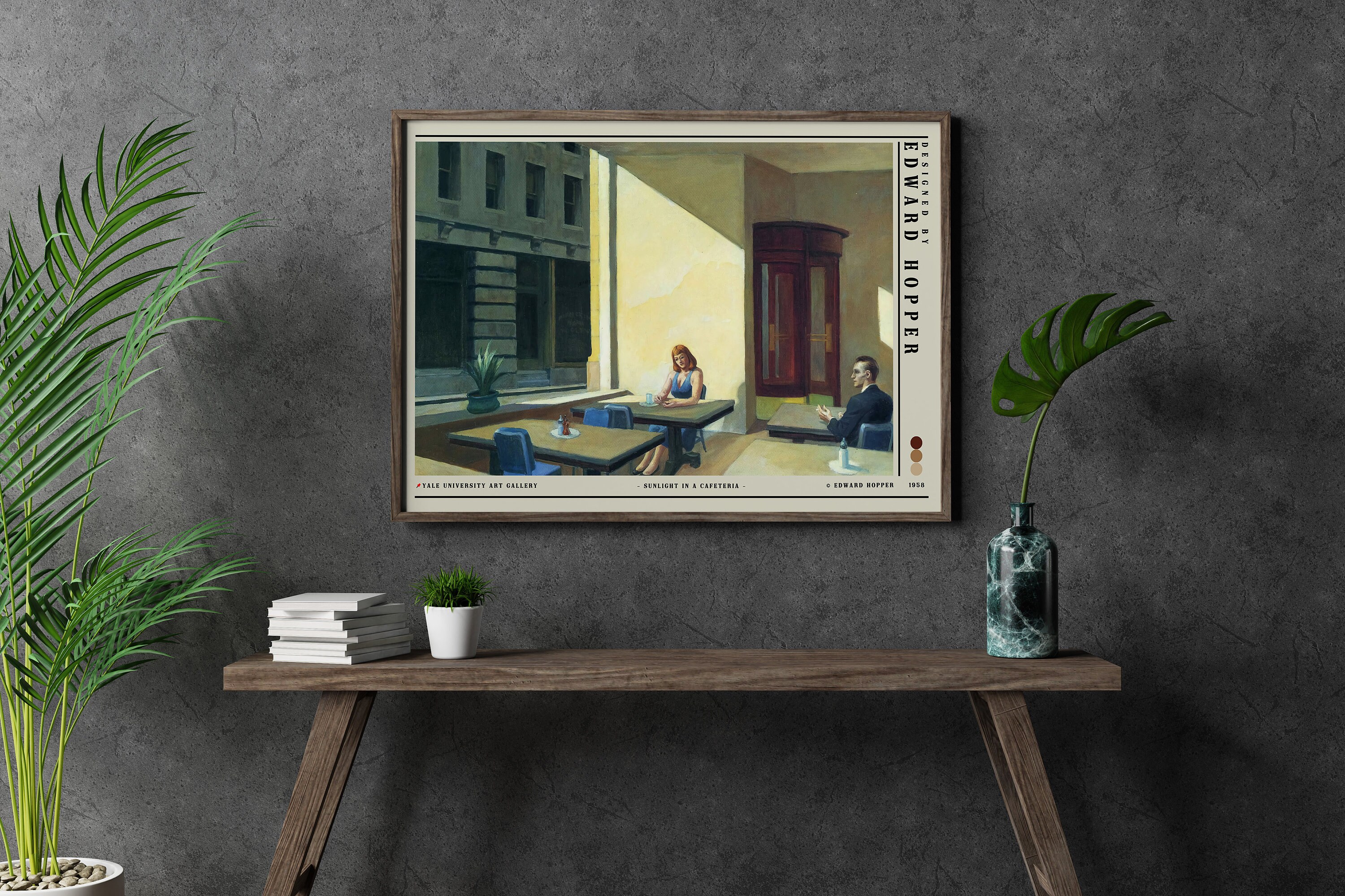 Edward Hopper Sunlight in a Cafeteria 1958 Poster - Etsy
