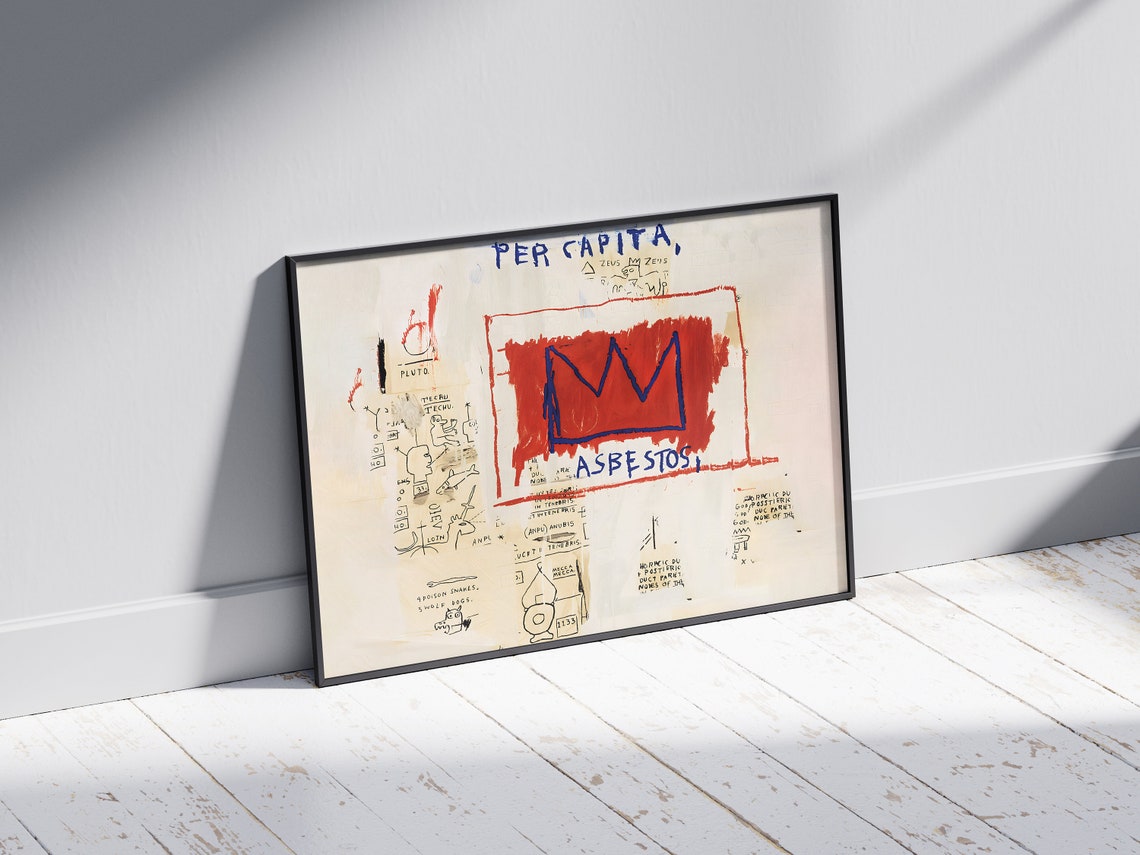 Jean Michel Basquiat, Basquiat Print, Street Art, Exhibition Poster ...