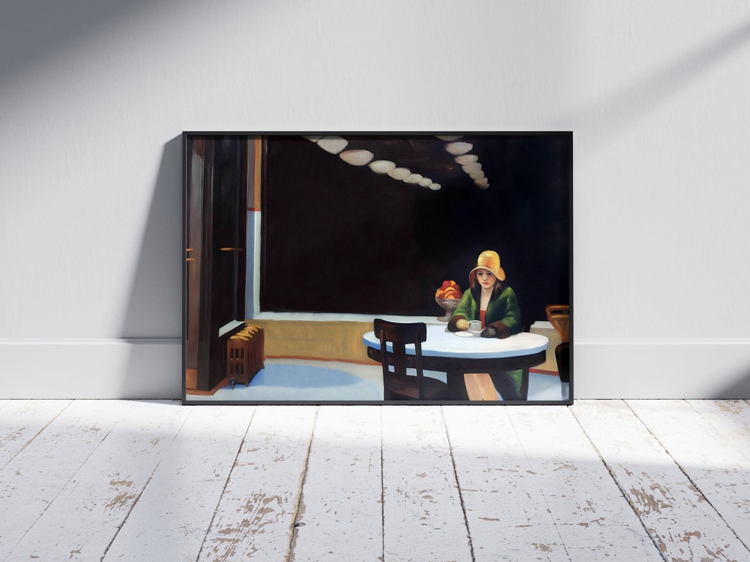 Edward Hopper Poster, Automat 1927 Poster, Exhibition Poster, Vintage ...