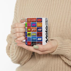 2025 Motogp Full Grid Numbers Art Print Tribute Ceramic Mug 11oz - Etsy
