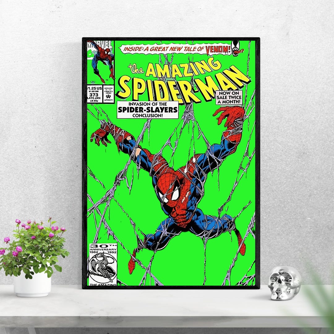 Avengers Poster/spiderman Poster/vintage Poster Super Hero/retro Movie ...