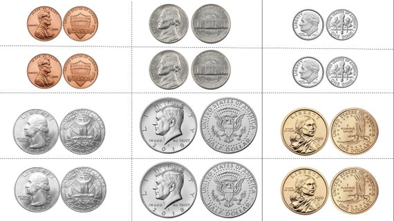 American Money Coins Names