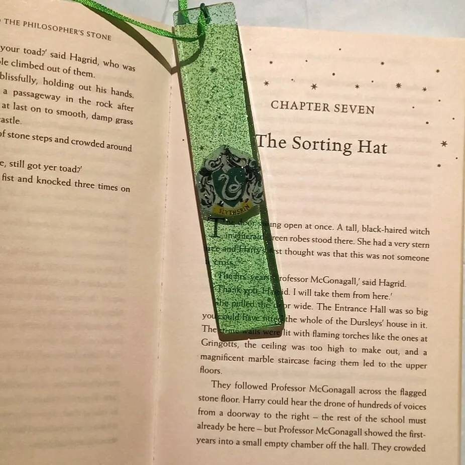 Handmade Harry Potter Hogwarts House Bookmarks - Etsy
