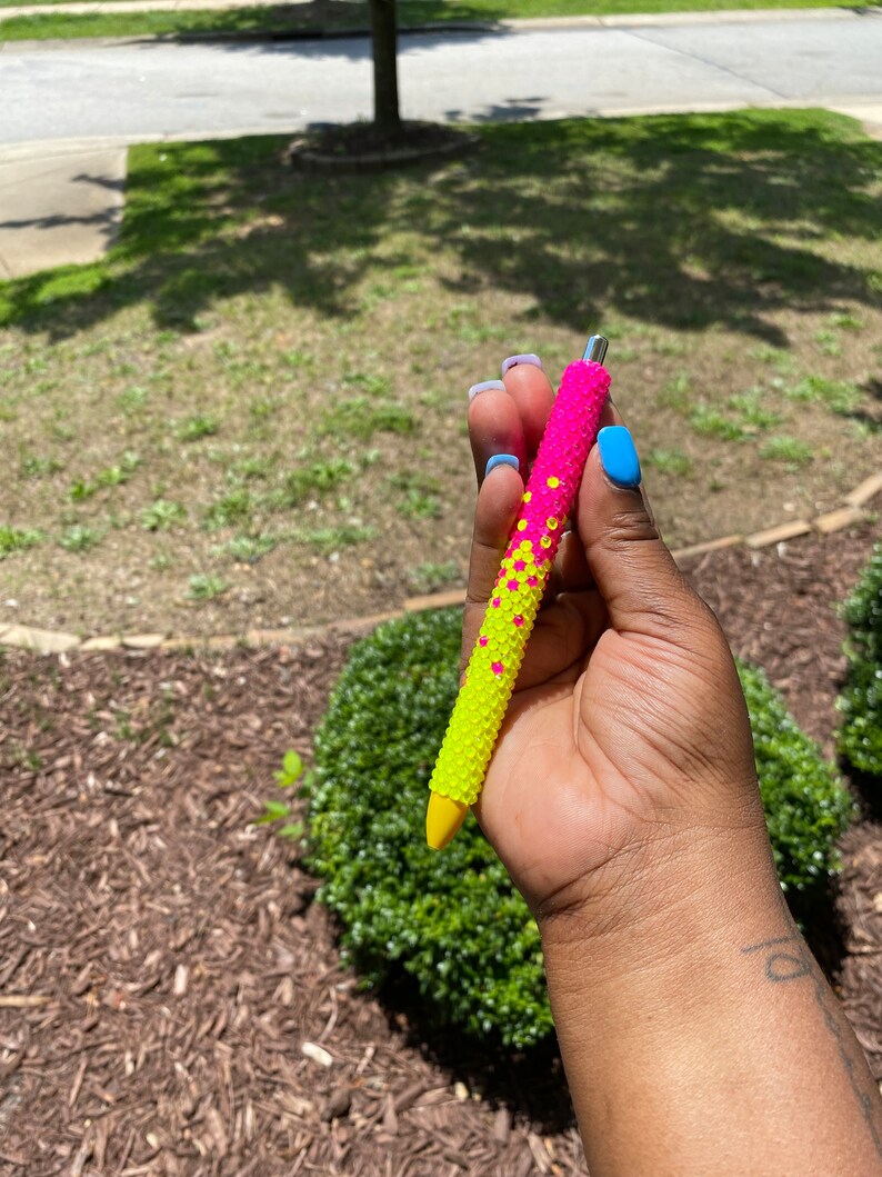 Summer Custom Rhinestone Pens - Etsy