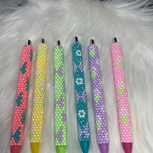 Spring Design Custom Rhinestone Pens - Etsy
