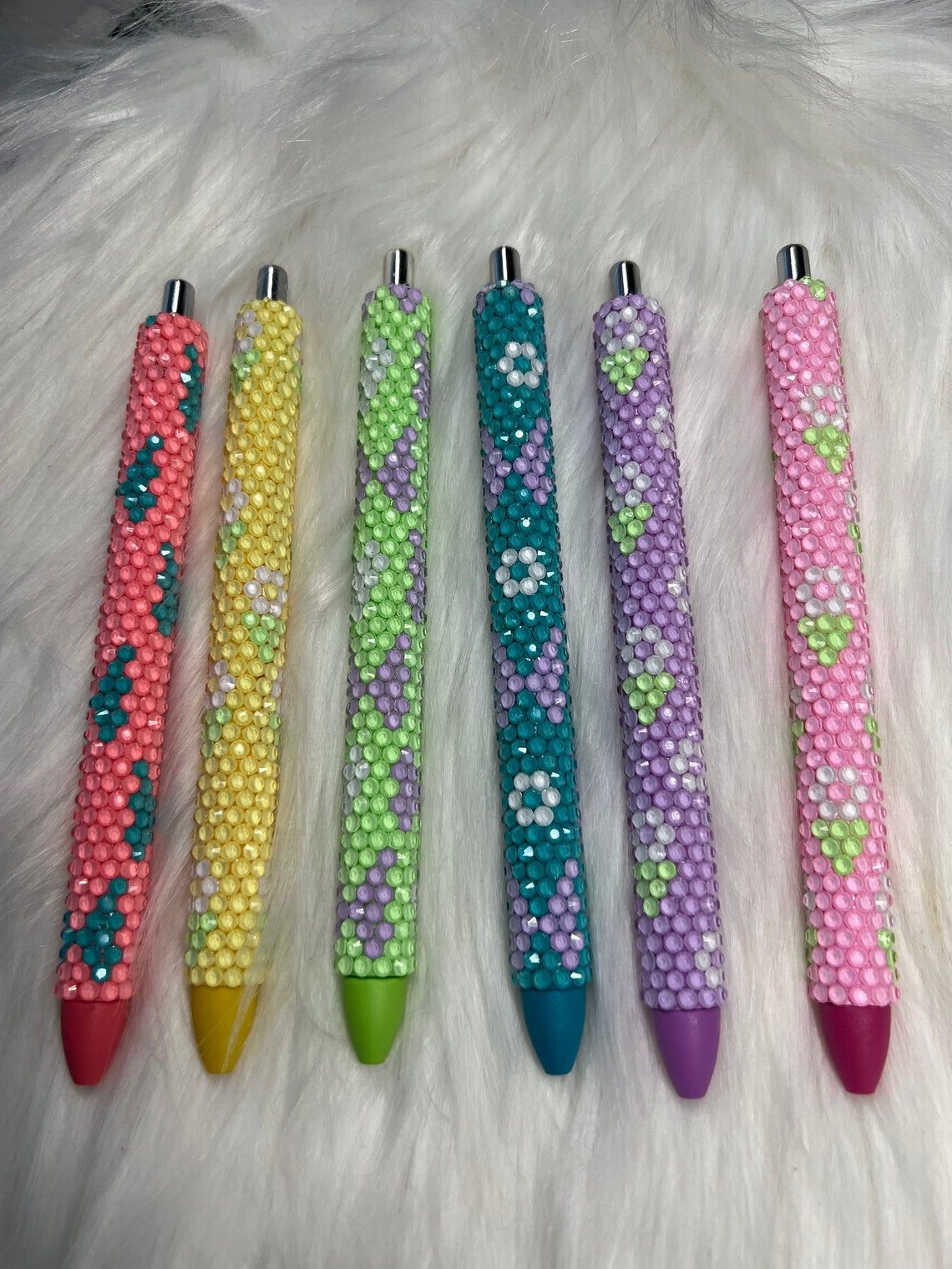 Spring Design Custom Rhinestone Pens - Etsy