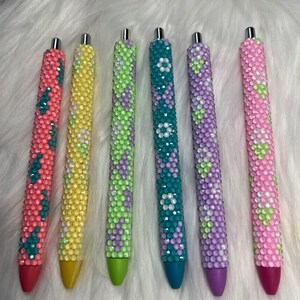 Spring Design Custom Rhinestone Pens - Etsy