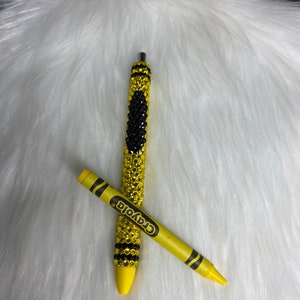 Crayon Inspired Custom Rhinestone Pens - Etsy