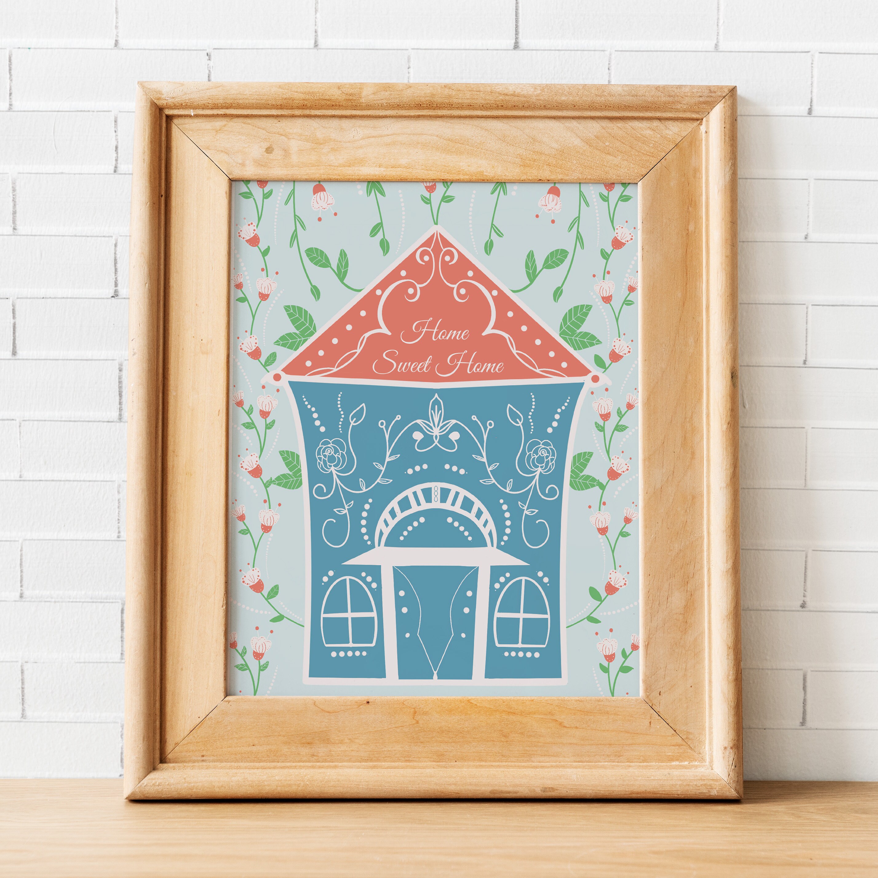 Home Sweet Home Printable Home Wall Art Inspirational Print - Etsy