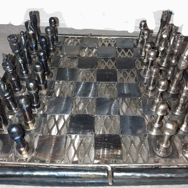 Welded Chess Set - Etsy