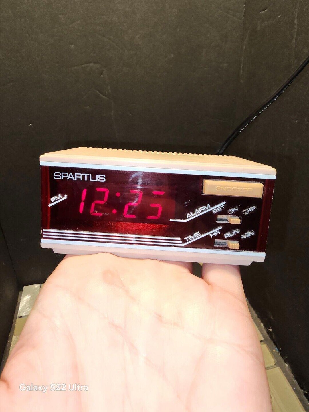 Vintage Spartus Alarm Clock 1190 Pink 80s - Etsy