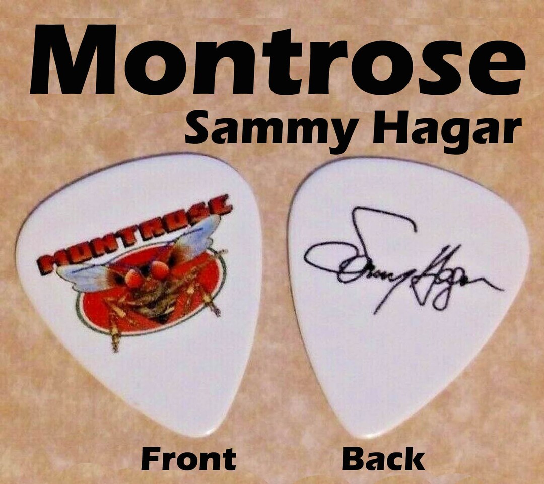 Montrose Sammy Hagar Signature Guitar Pick L2 - Etsy