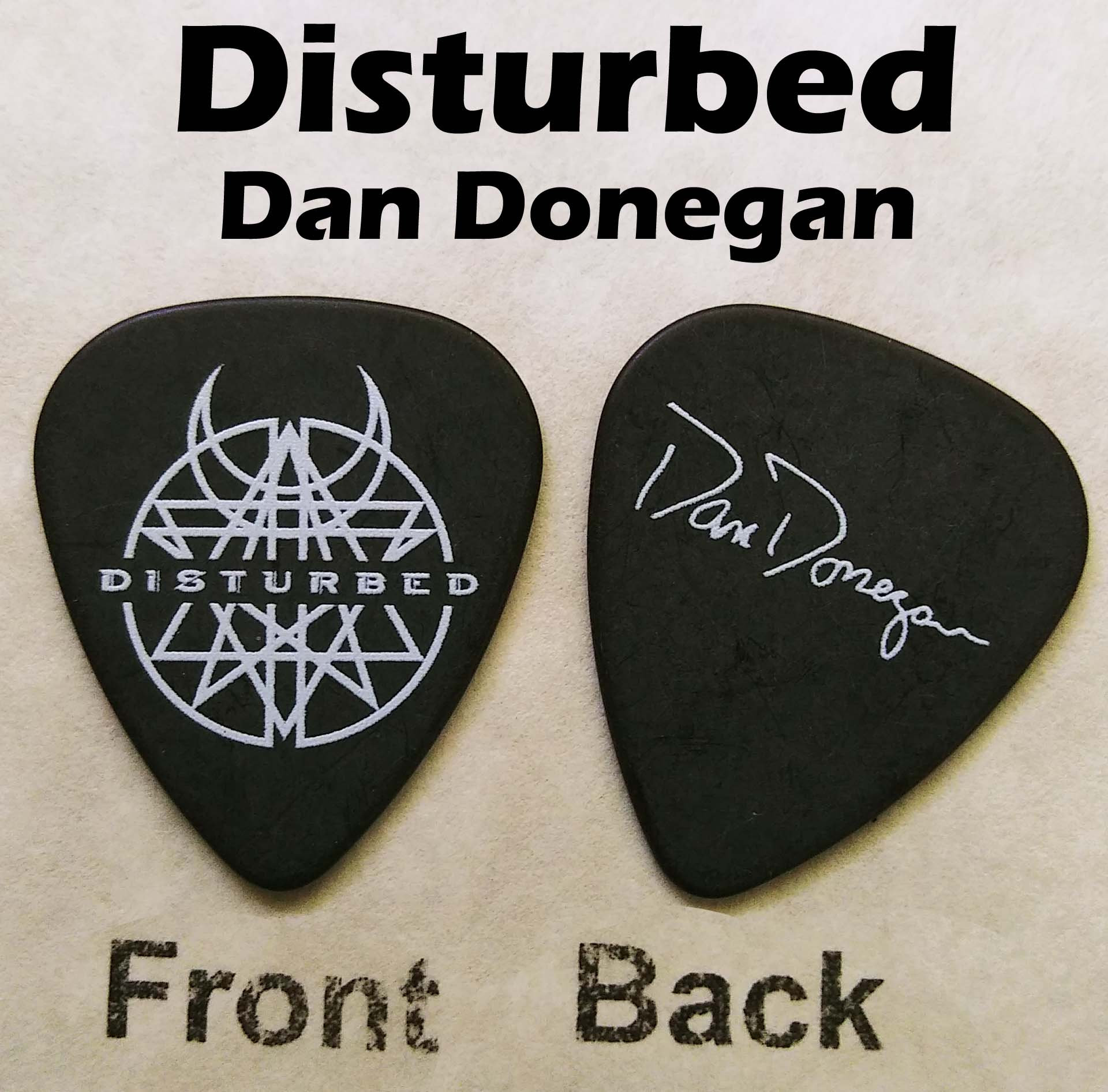 Disturbed Dan Donegan Signature Guitar Pickf5 - Etsy