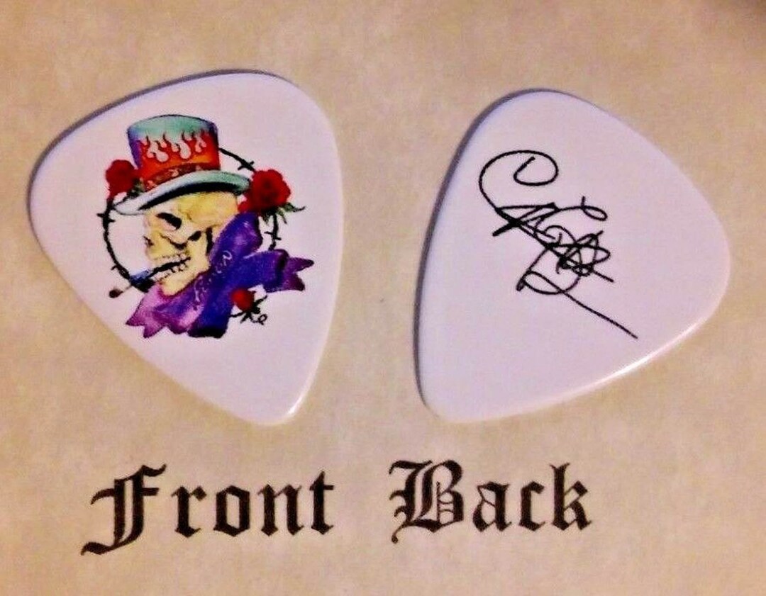 Poison CC Deville Signature Guitar Pick M11 - Etsy