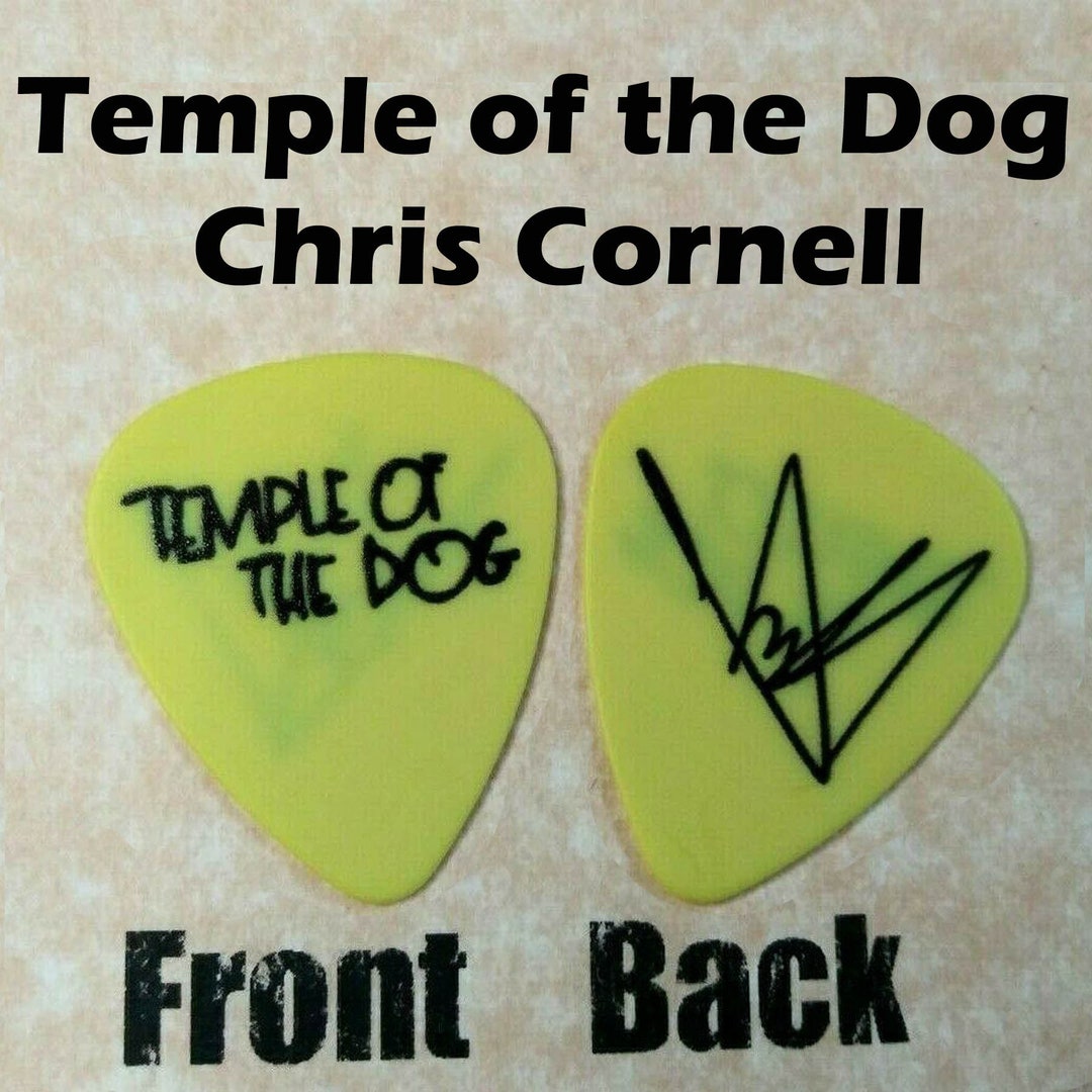 Chris Cornell Signature Guitar Pick 2310 - Etsy