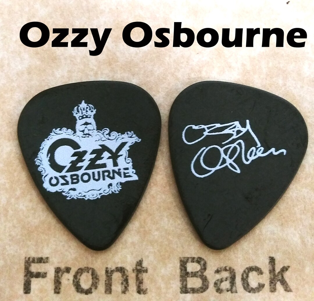 Ozzy Osbourne Signature Guitar Pick 2288 - Etsy