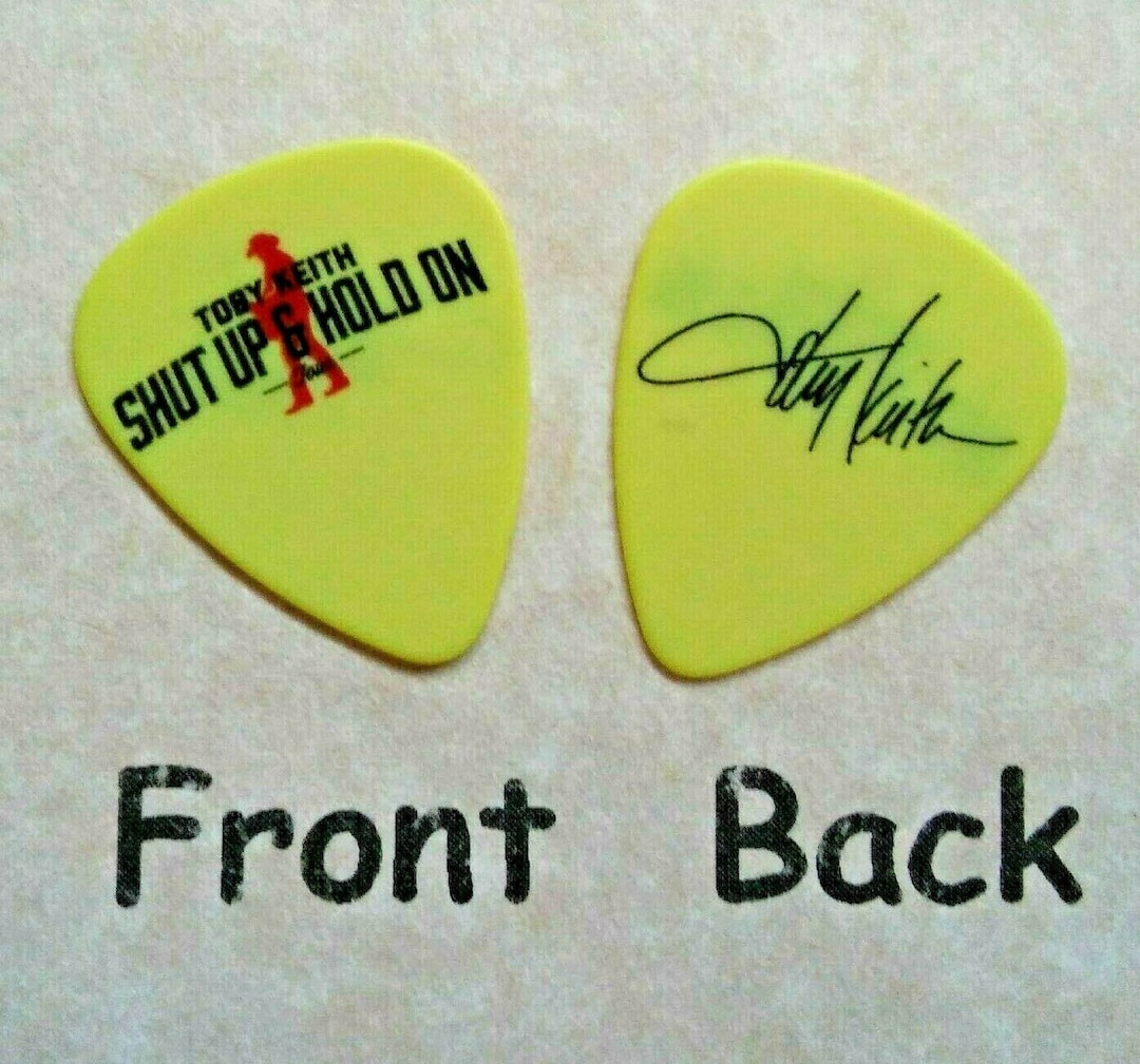 Toby Keith Signature Guitar Pick 2374 - Etsy