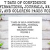 26 Confidence Affirmations Coloring Pages Volume 2, Inspirational ...
