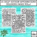 25 Self-esteem Affirmation Coloring Pages Volume 2, Inspirational ...
