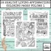 26 Healthy Living Affirmations Coloring Pages Volume 1, Inspirational ...