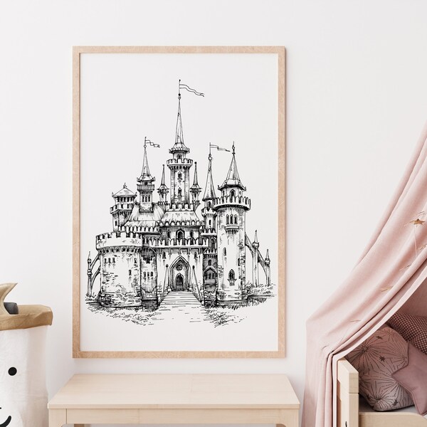 Cinderella Castle - Etsy
